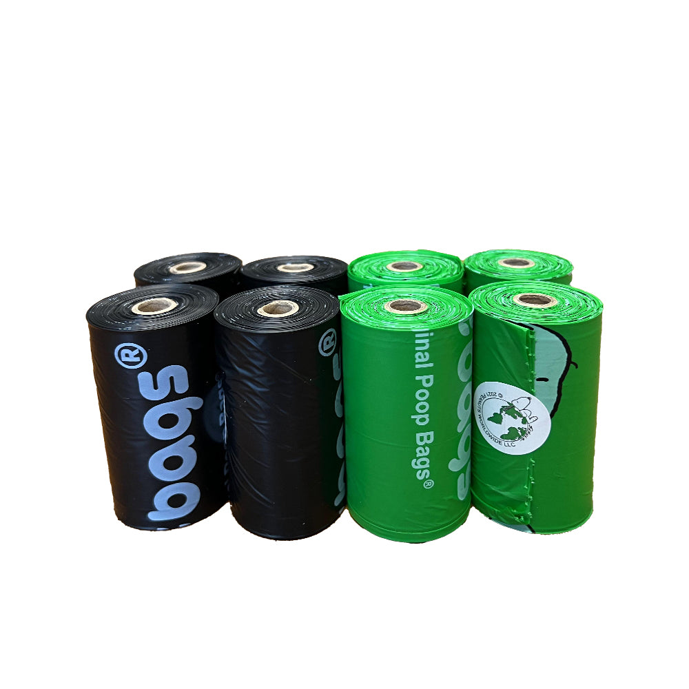 THE ORIGINAL POOP BAGS® PEANUTS 8 ROLL/120 BAGS BIOBASED – Katie's Bumpers